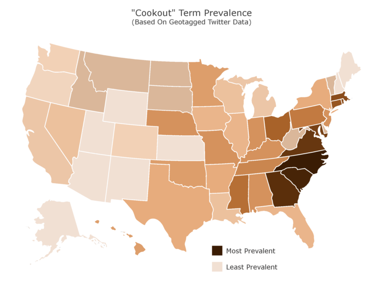 Cookout Cartography: Mapping Regional Grilling And Barbecue Trends ...