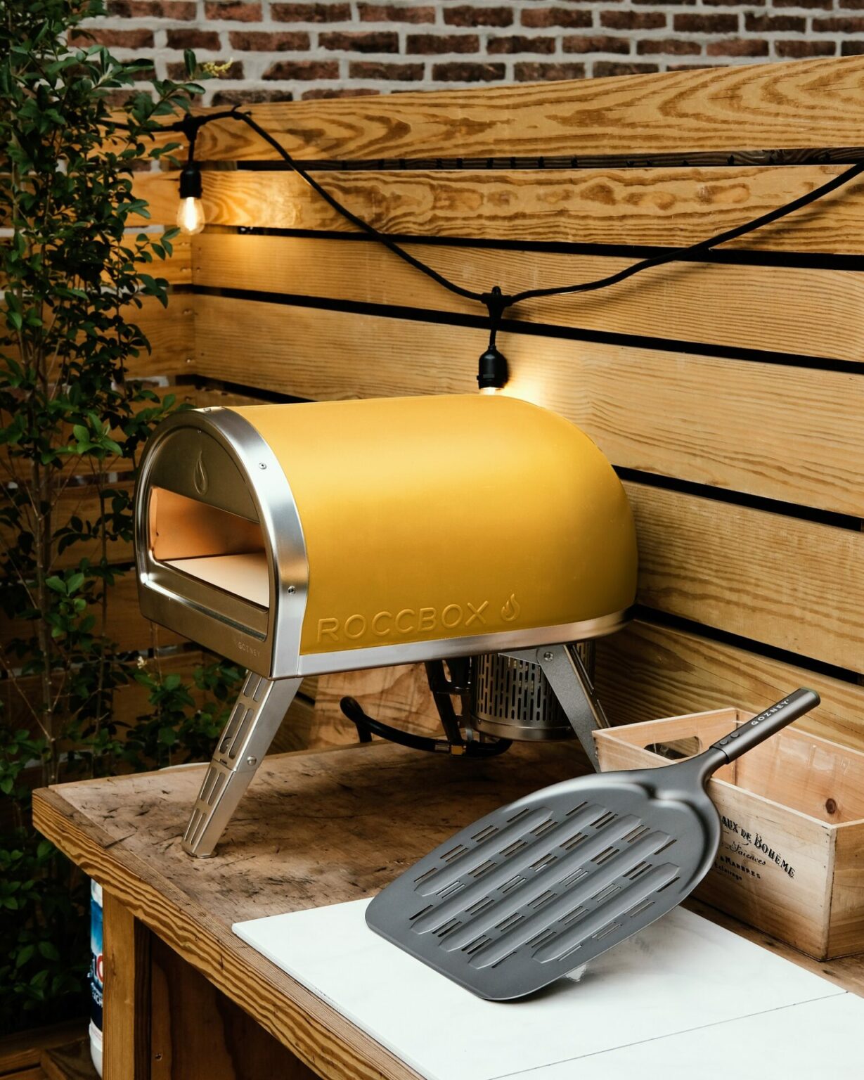 The Limited-Edition Yellow Gozney Roccbox Brings Color to Your Yard ...