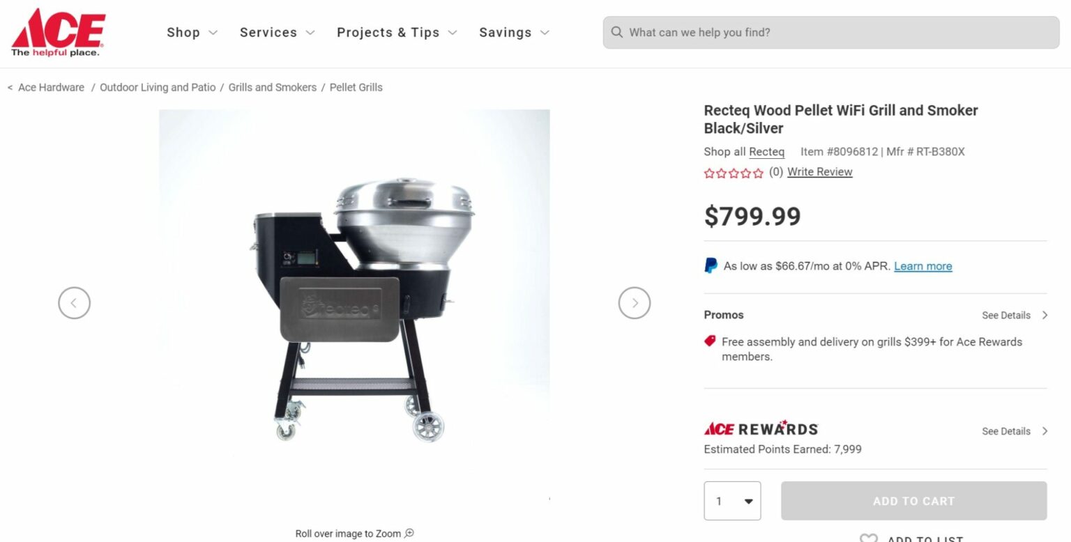 Ace Hardware Starts Carrying recteq Grills and Products - CookOut News ...