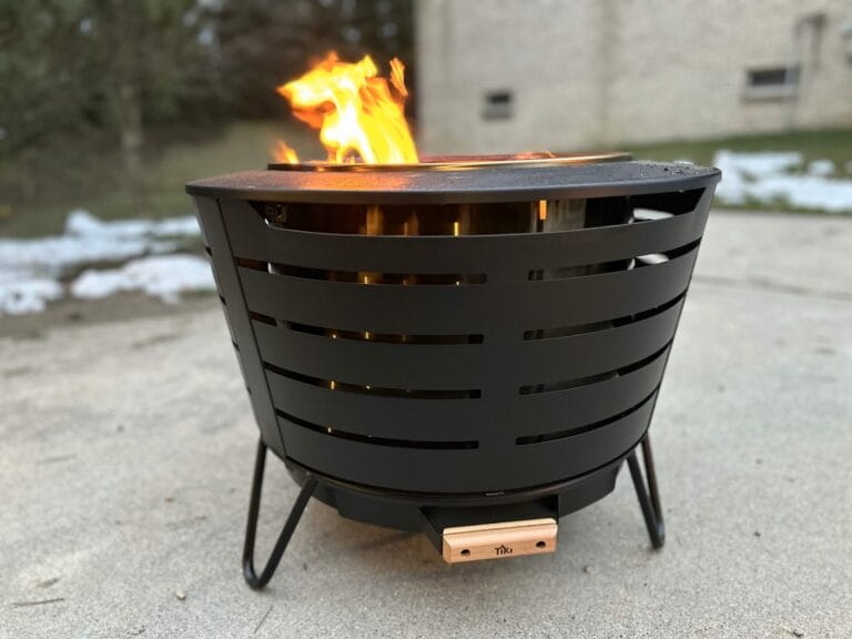 TIKI Propane Fire Pit Review - Very Versatile and a Great Design ...