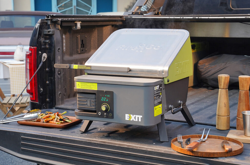 New Folding, Battery Powered Pellet Grill Cuts Weight, Not Space ...