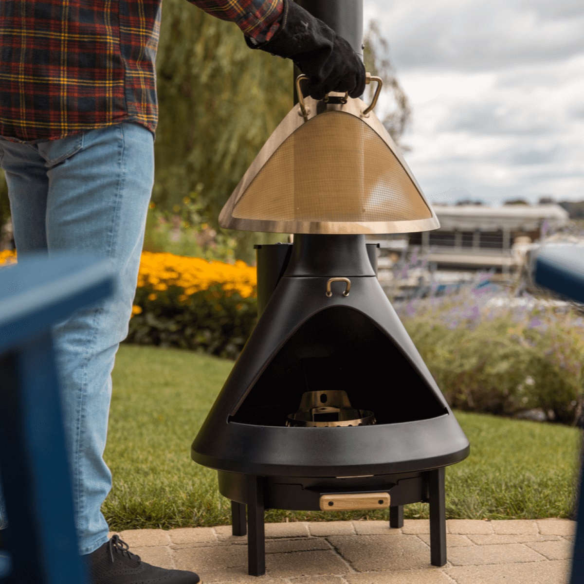 TIKI Brand Brings Versatility to New Chiminea Outdoor Fireplace ...