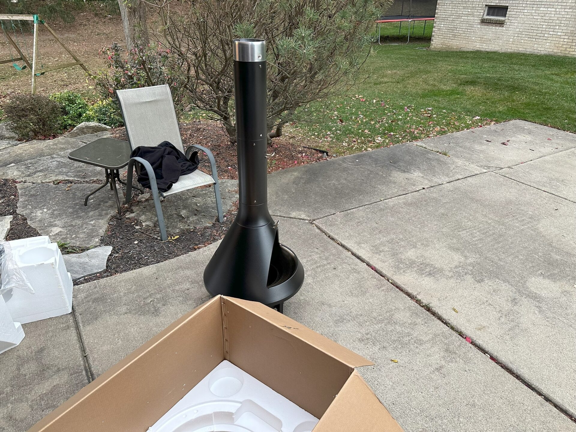 TIKI Brand Chiminea Outdoor Fireplace Review - Makes Fires Easy ...