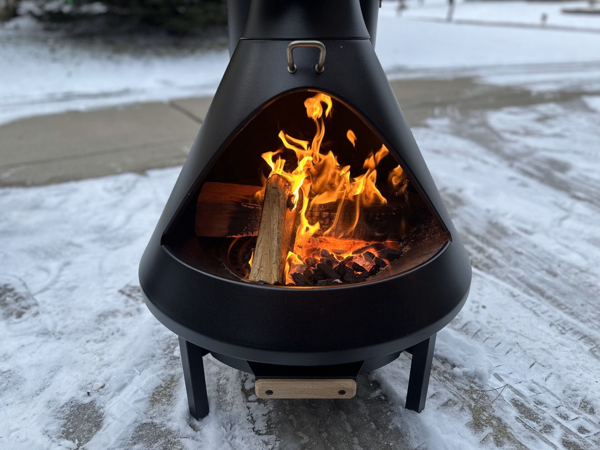 TIKI Brand Chiminea Outdoor Fireplace Review - Makes Fires Easy ...