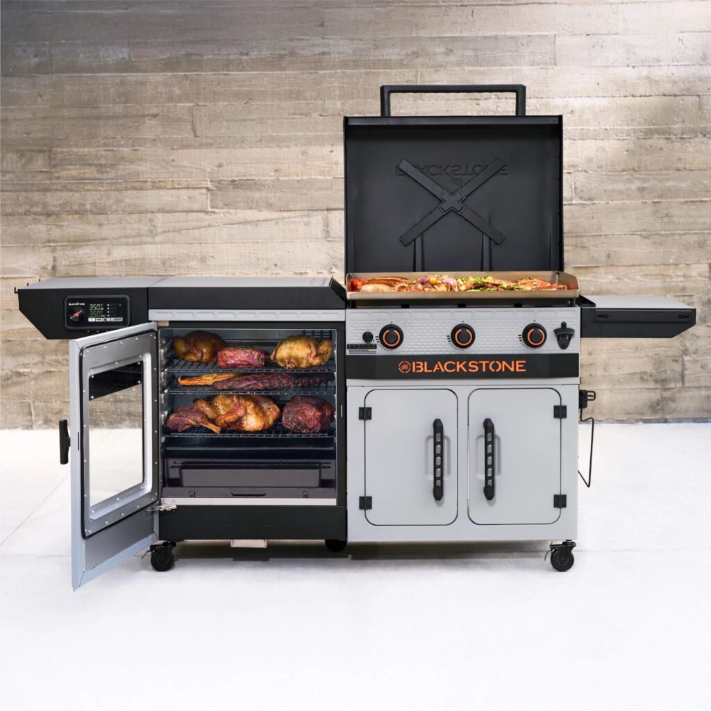 Blackstone Bronco is Released, a Griddle and Vertical Smoker Combo ...