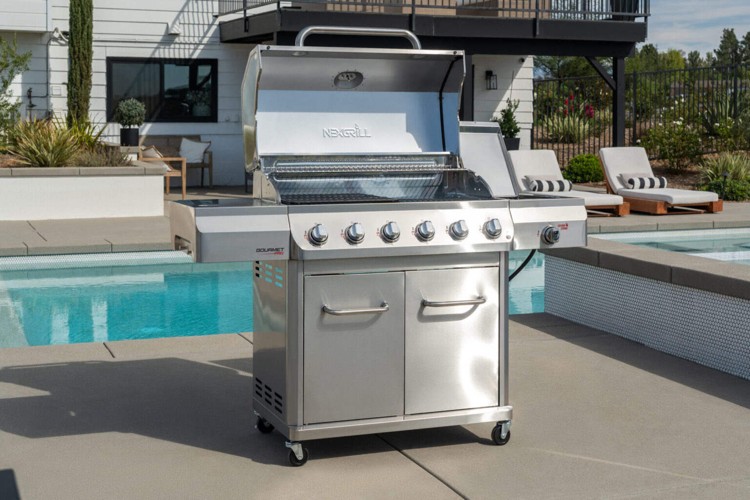 Nexgrill Gourmet Pro Gas Grill has Burners to Spare and it Smokes ...